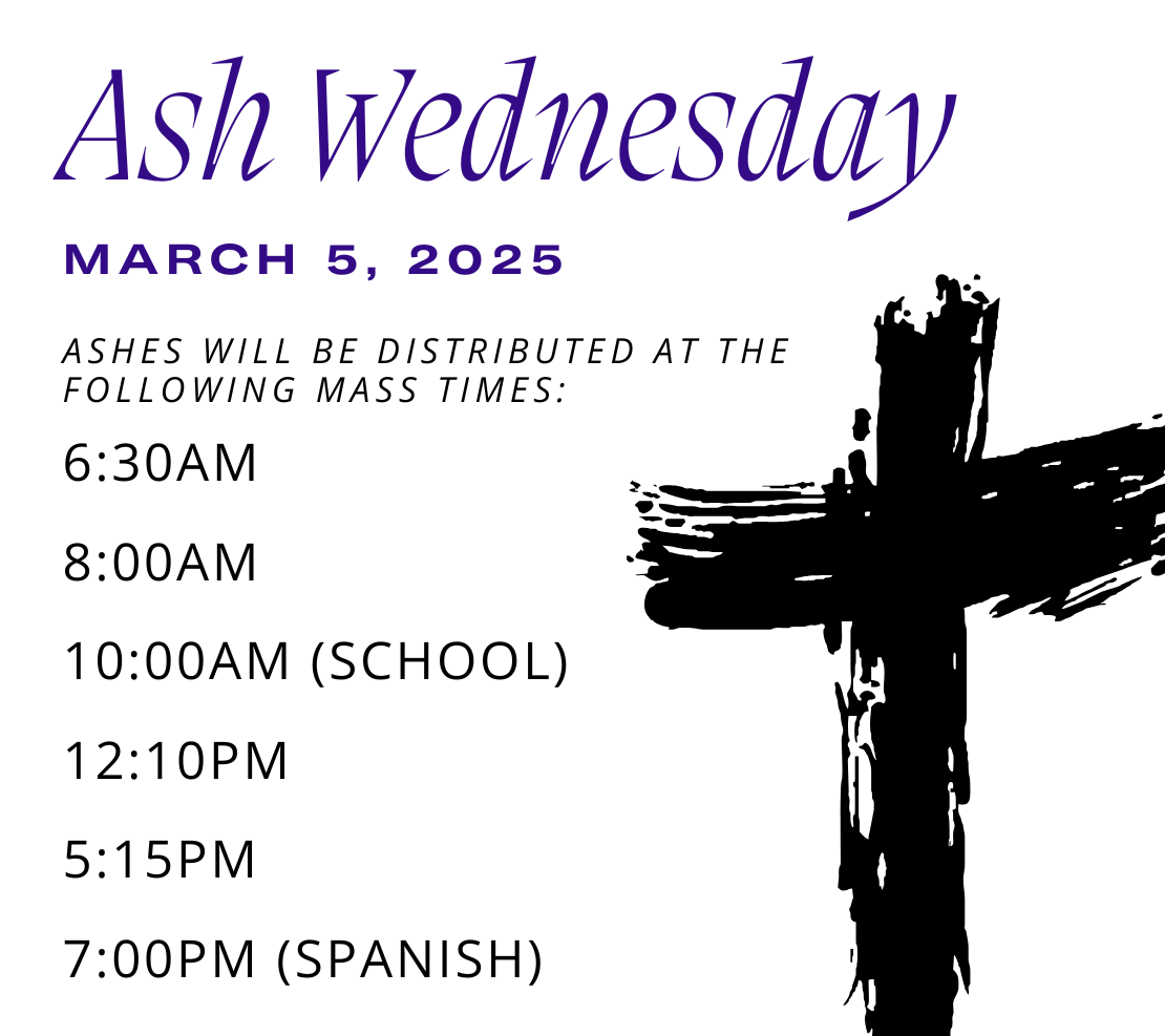 Ash Wednesday Mass Schedule | Saint Agnes Parish | West Chester, PA Ash Wednesday Mass Schedule | Saint Agnes Parish | West Chester, PA